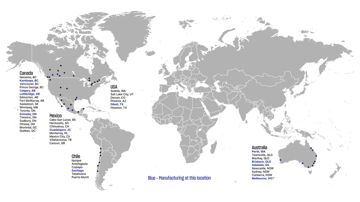 Contact Us - International Operations | ATCO Structures Canada