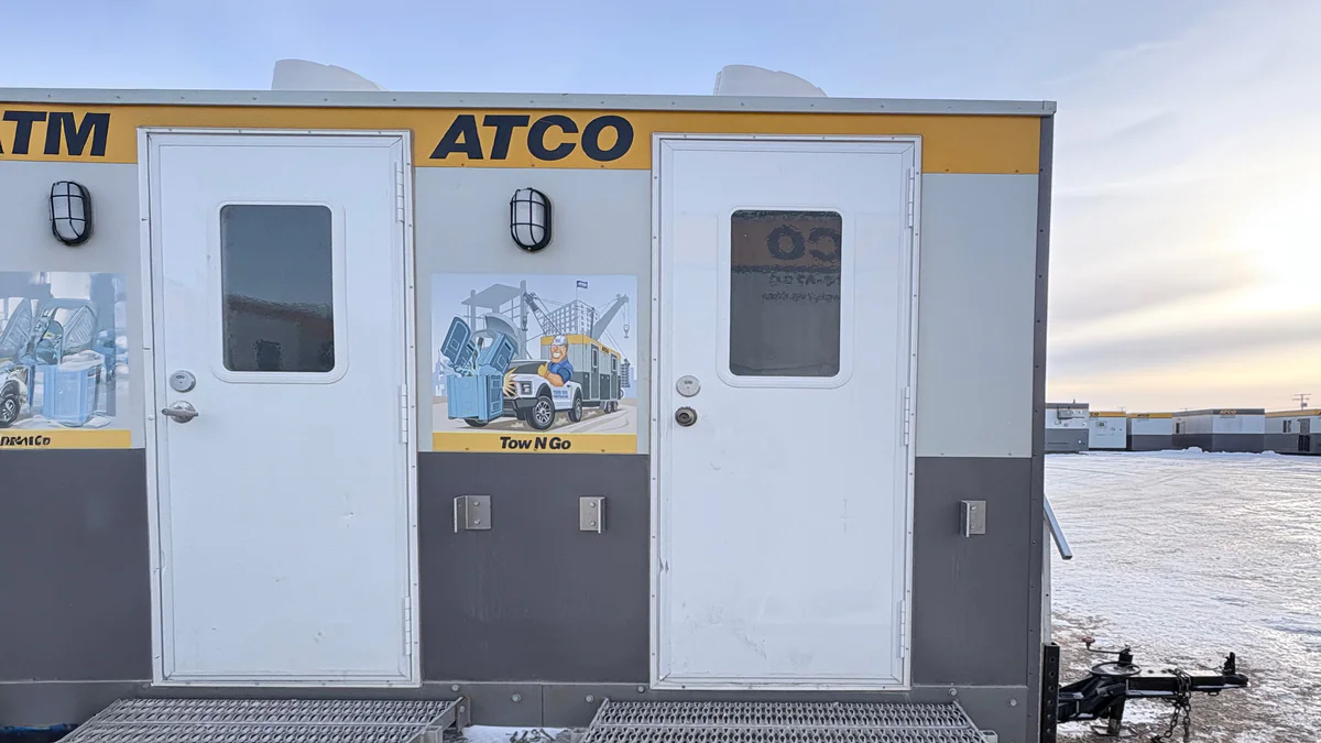 Wheeled Lavatory | ATCO Structures Canada